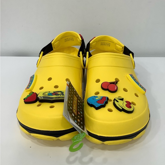 CROCS | Shoes | Crocs Terrain Pac Man Arcade Yellow Jibbits Ghost Clog ...